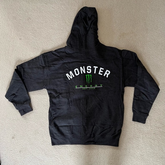Sweaters | Nwt Monster Energy Zip Up Hoodie Only Taken Out Of The ...